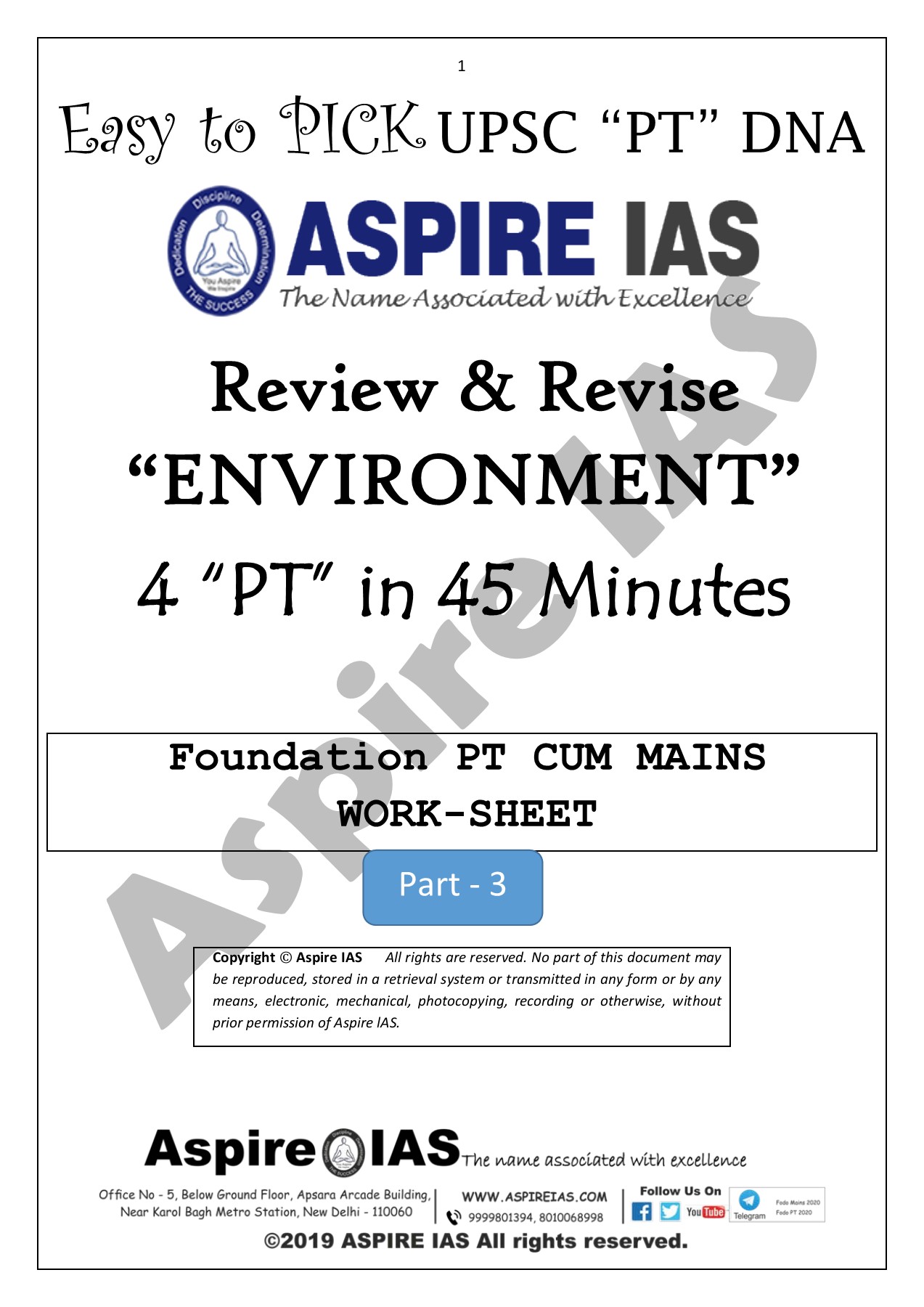 Environment in 45 minutes - aspireiasmainskunji - Page 1 - 46 | Flip ...
