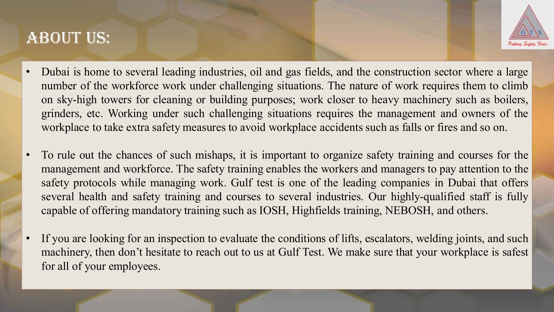 Gulf Safety Training Courses - Advance SEO - Page 3 | Flip PDF Online ...