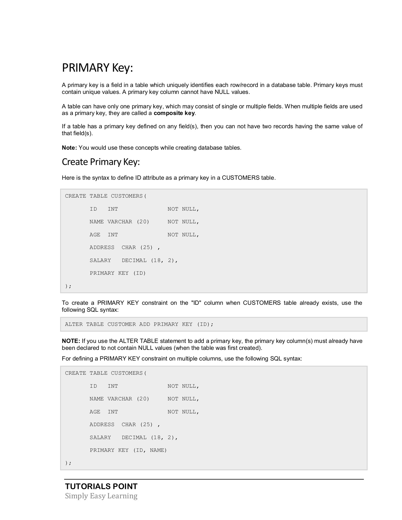 SQL Basic Tutorial - atsalfattan - Page 89 | Flip PDF Online | PubHTML5
