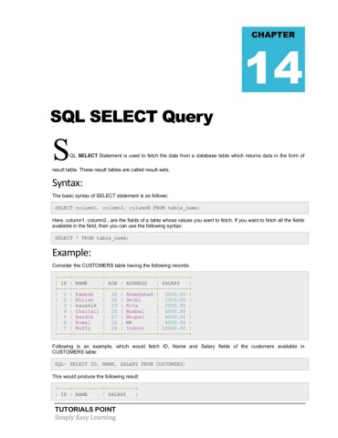 SQL Basic Tutorial - atsalfattan - Page 63 | Flip PDF Online | PubHTML5