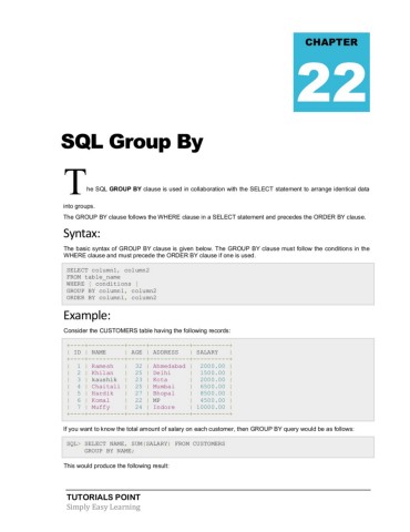 SQL Basic Tutorial - atsalfattan - Page 80 | Flip PDF Online | PubHTML5
