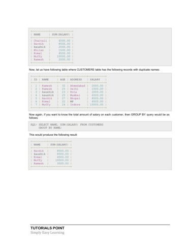 SQL Basic Tutorial - atsalfattan - Page 81 | Flip PDF Online | PubHTML5