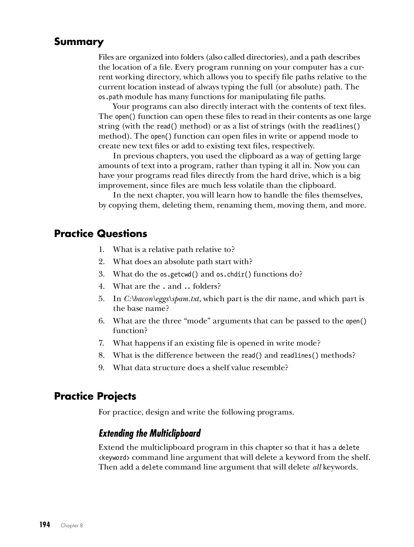 Automate the Boring Stuff with Python - atsalfattan - Page 218 | Flip ...