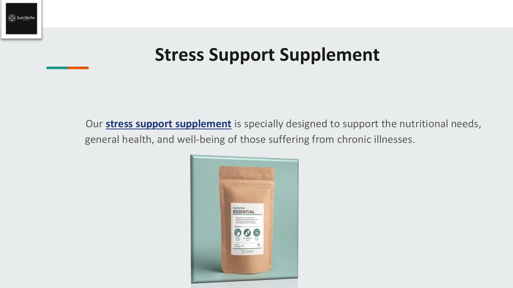Stress Support Supplement - Just Herbs Scotland - Page 1 - 5 | Flip PDF ...