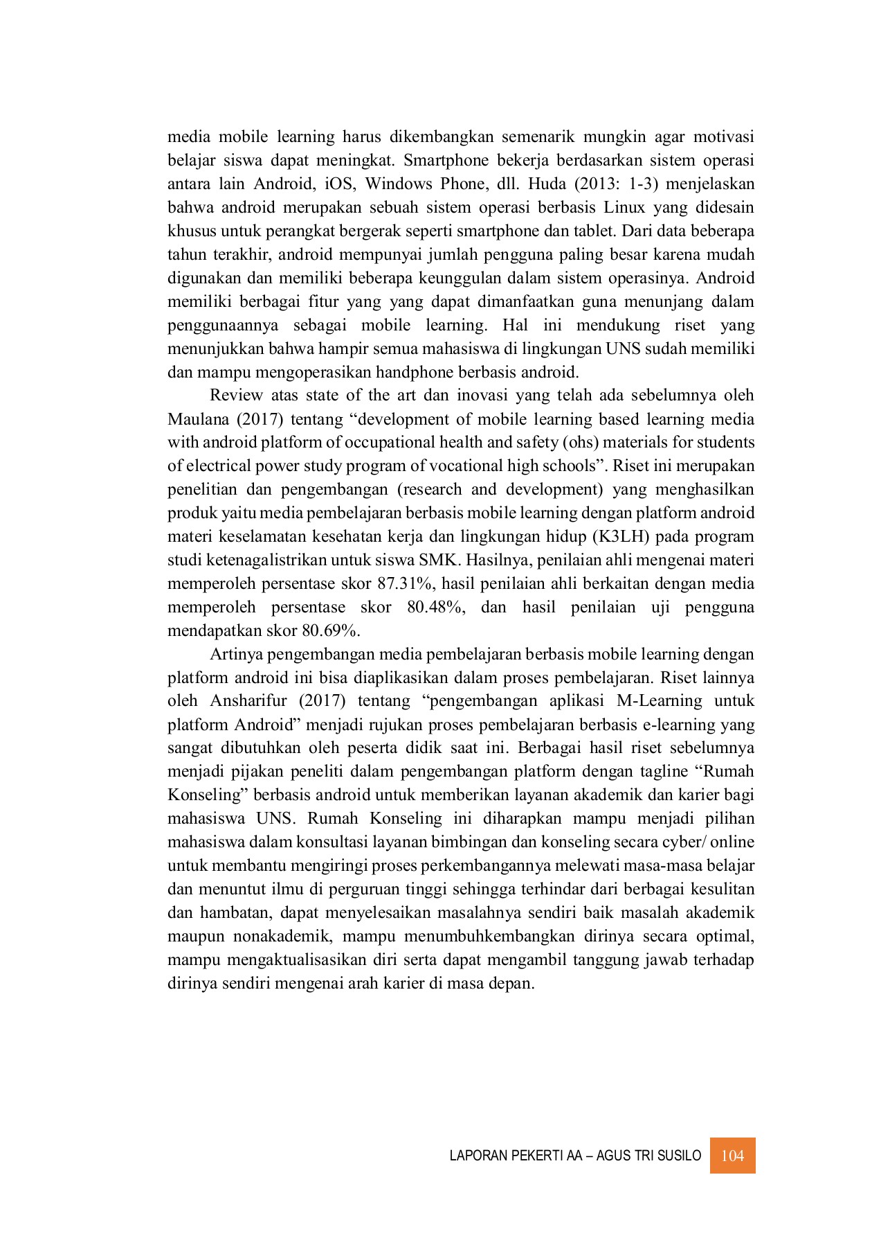 BISMILLAH LAPORAN PEKERTI AA - agus susilo - Halaman 138 | PDF Online | PubHTML5