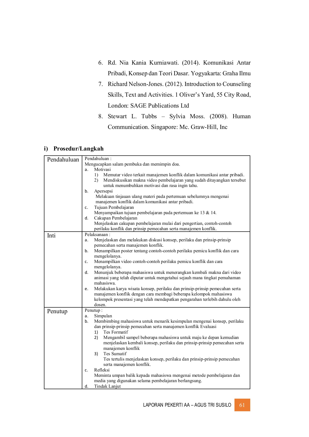 BISMILLAH LAPORAN PEKERTI AA - agus susilo - Halaman 81 | PDF Online | PubHTML5