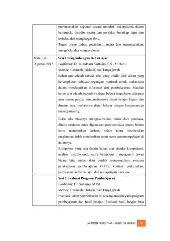 BISMILLAH LAPORAN PEKERTI AA - agus susilo - Halaman 34 | PDF Online | PubHTML5