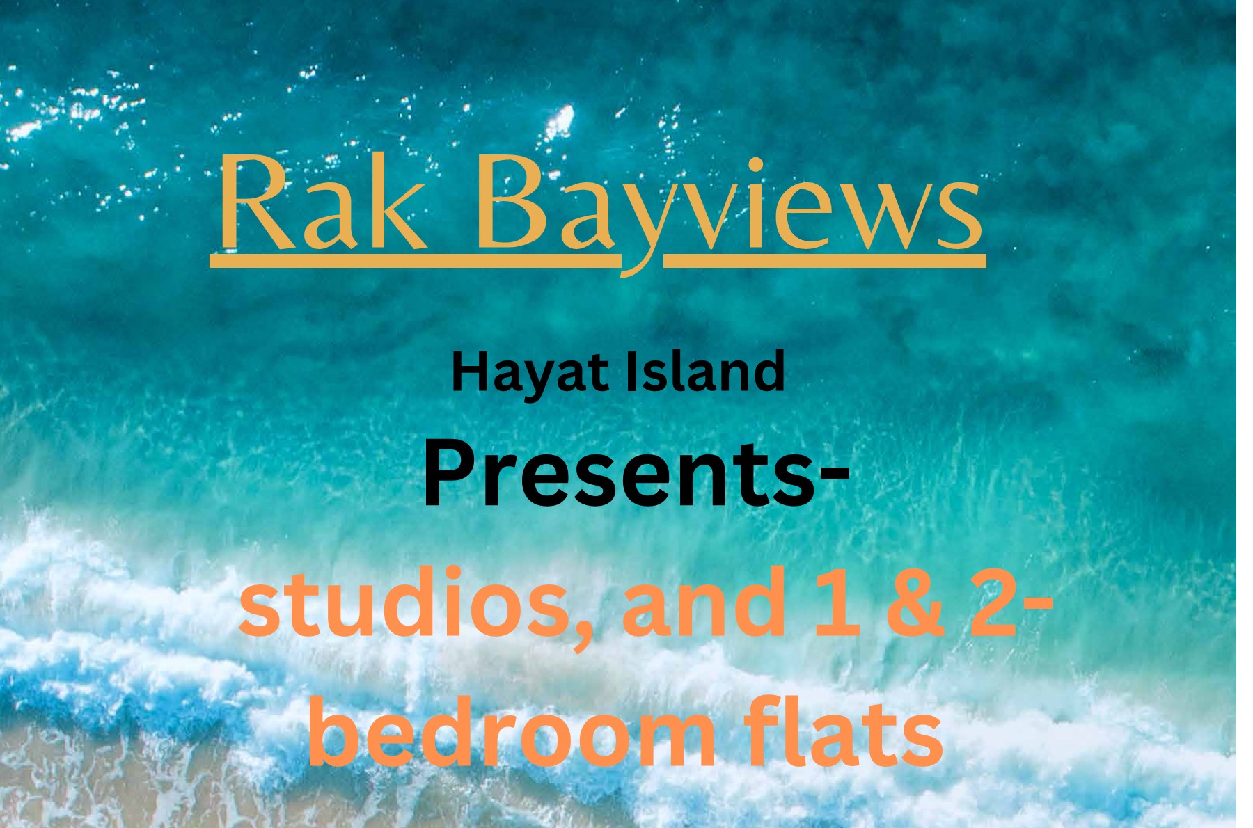 Rak Bayviews Hayat Island-E-Brochure - Dubai luxury Properties - Page 1 ...