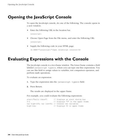 Client-Side JavaScript Guide - Satish Kumar - Page 290 | Flip PDF Online | PubHTML5