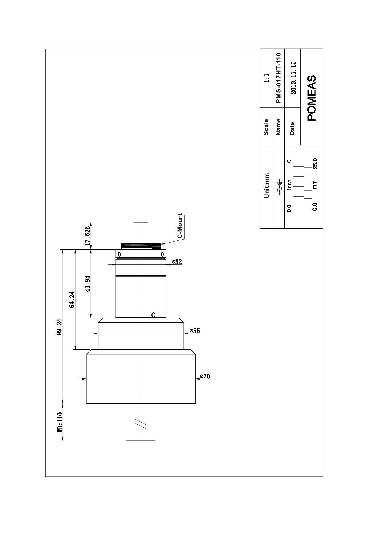 Pomeas High Resolution Telecentric Lens Catalog - scott_best - Page 6 ...