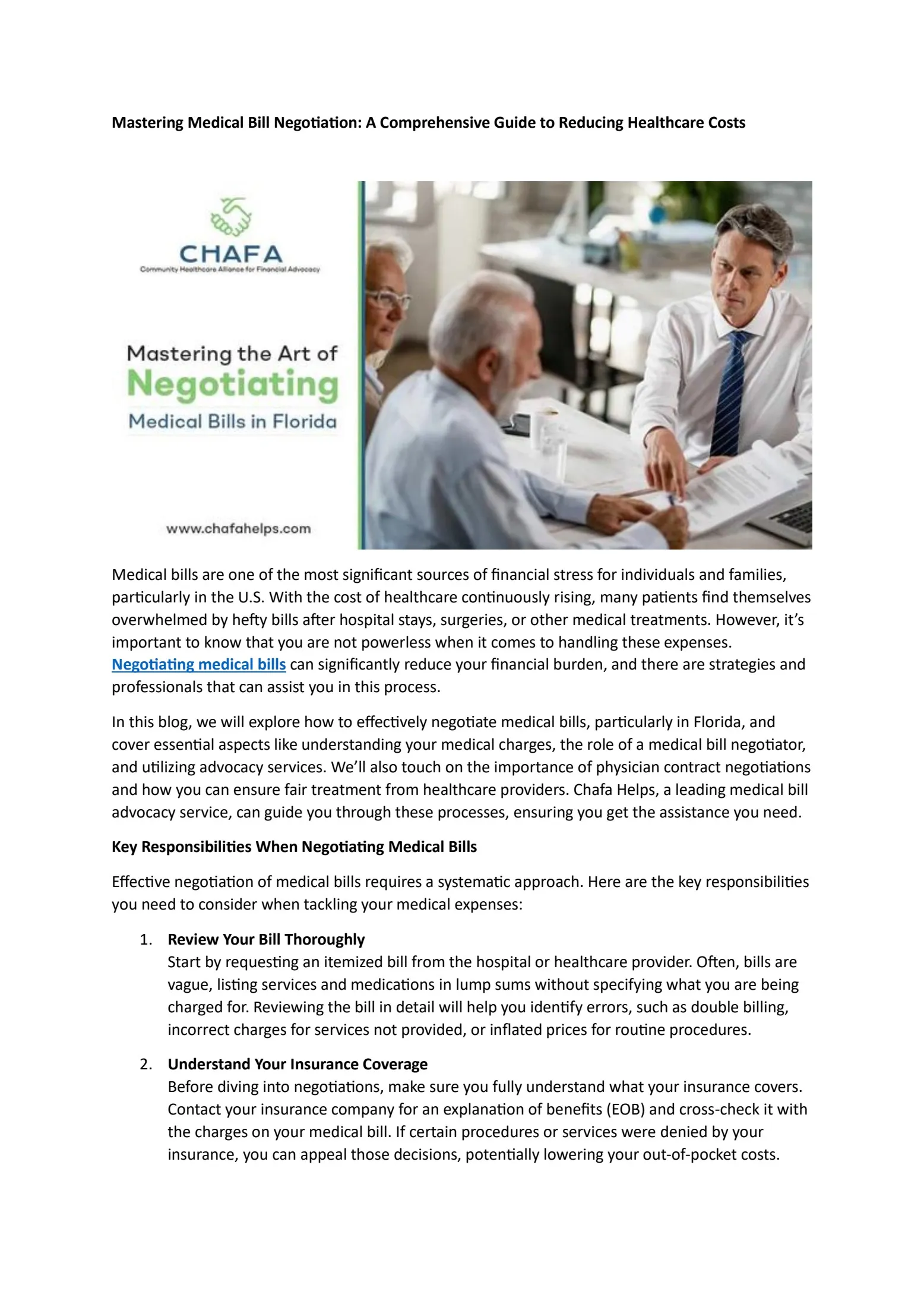 Mastering Medical Bill Negotiation: A Comprehensive Guide to Reducing ...