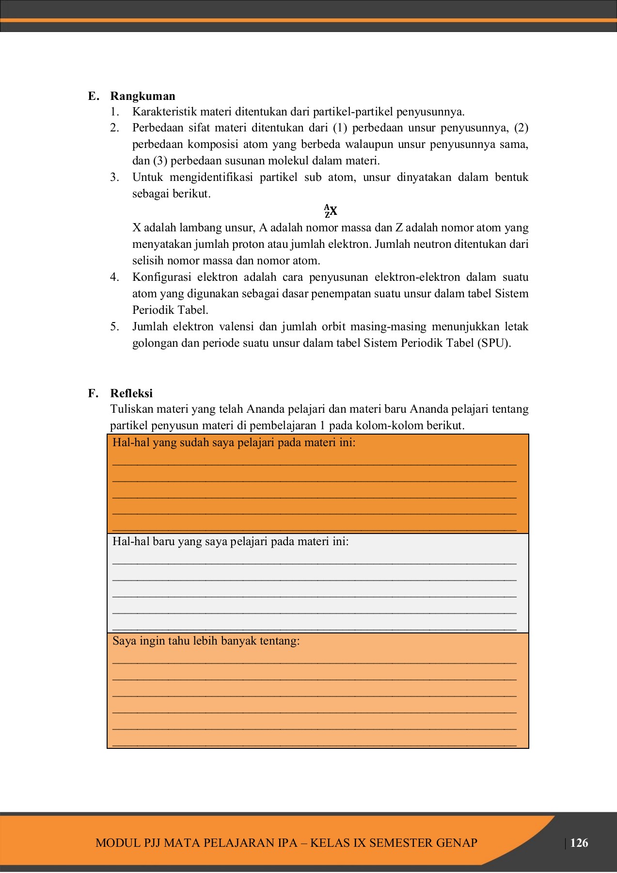 IPA Kelas IX - anifatulsmpmuhcpr - Halaman 138 | PDF Online | PubHTML5