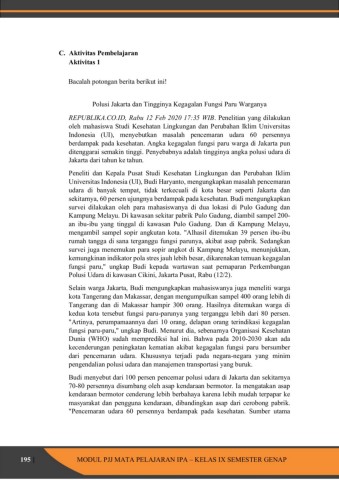 IPA Kelas IX - anifatulsmpmuhcpr - Halaman 207 | PDF Online | PubHTML5