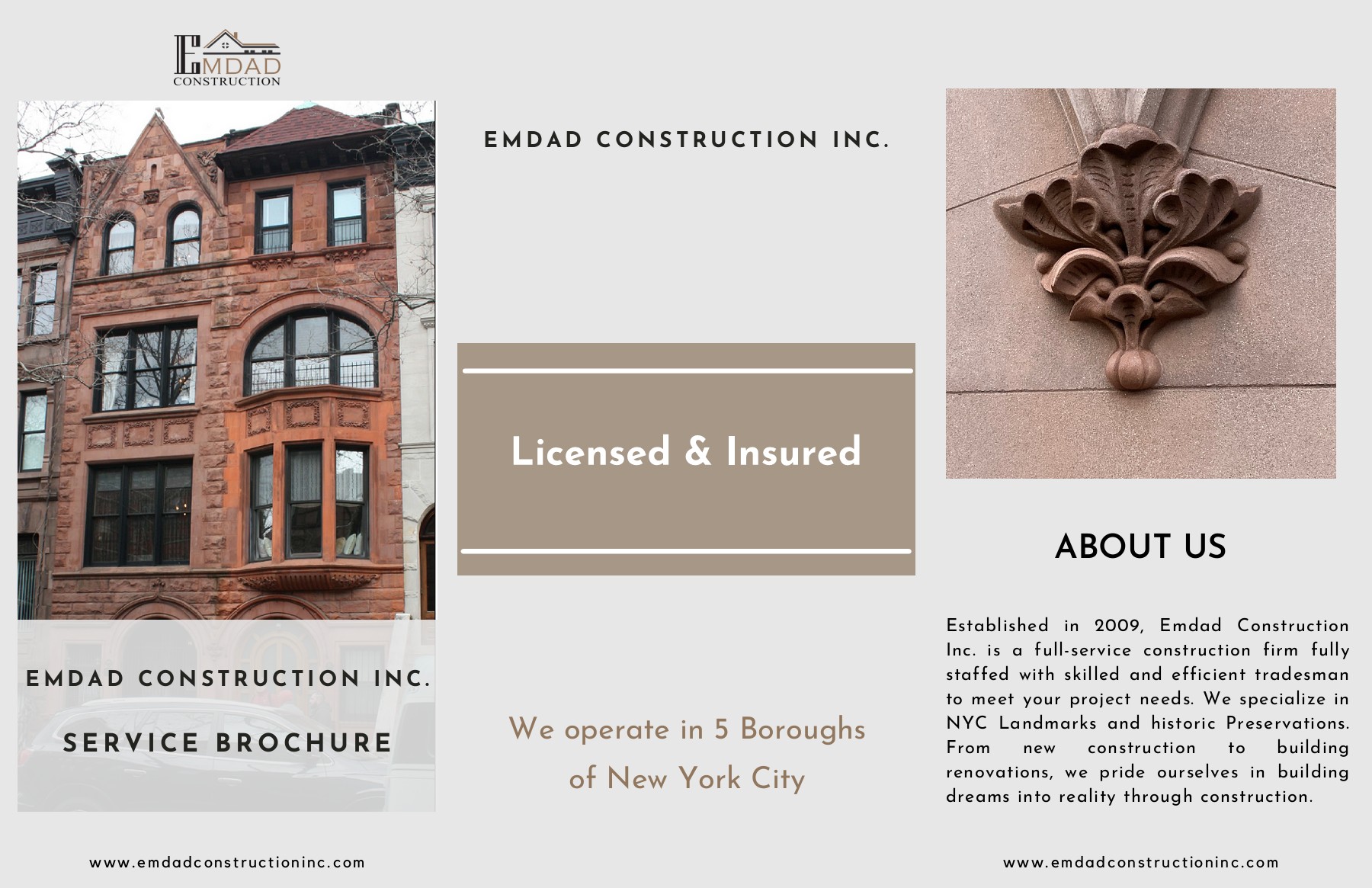 Flipbook_Digital_Brochure_ECI_pdf - Emdad Construction Inc. - Page 1 ...