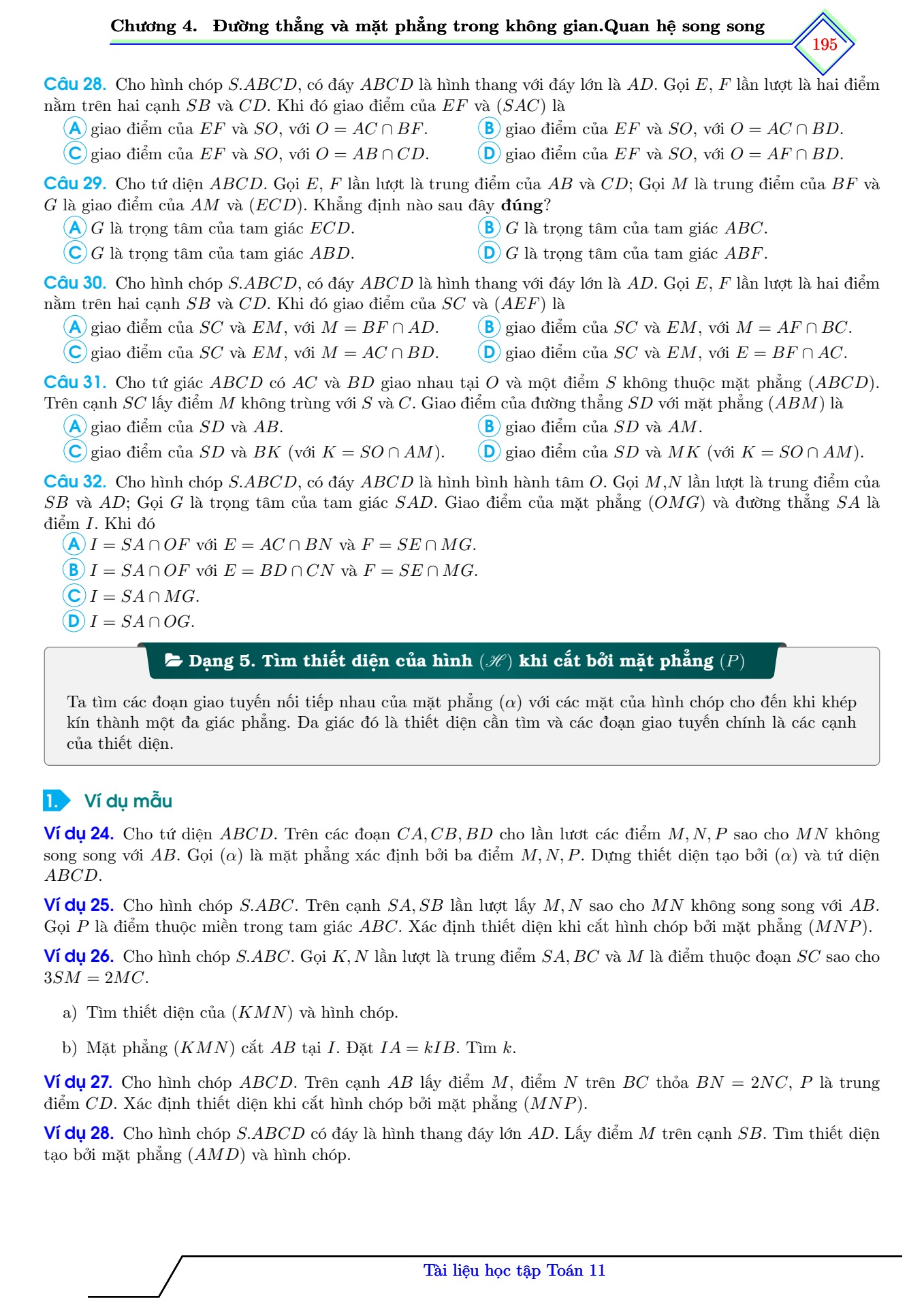 bai tap ren luyen toan 11 HS - Nguyễn Minh Trường - Trang 207 | PDF lật trang trực tuyến | PubHTML5
