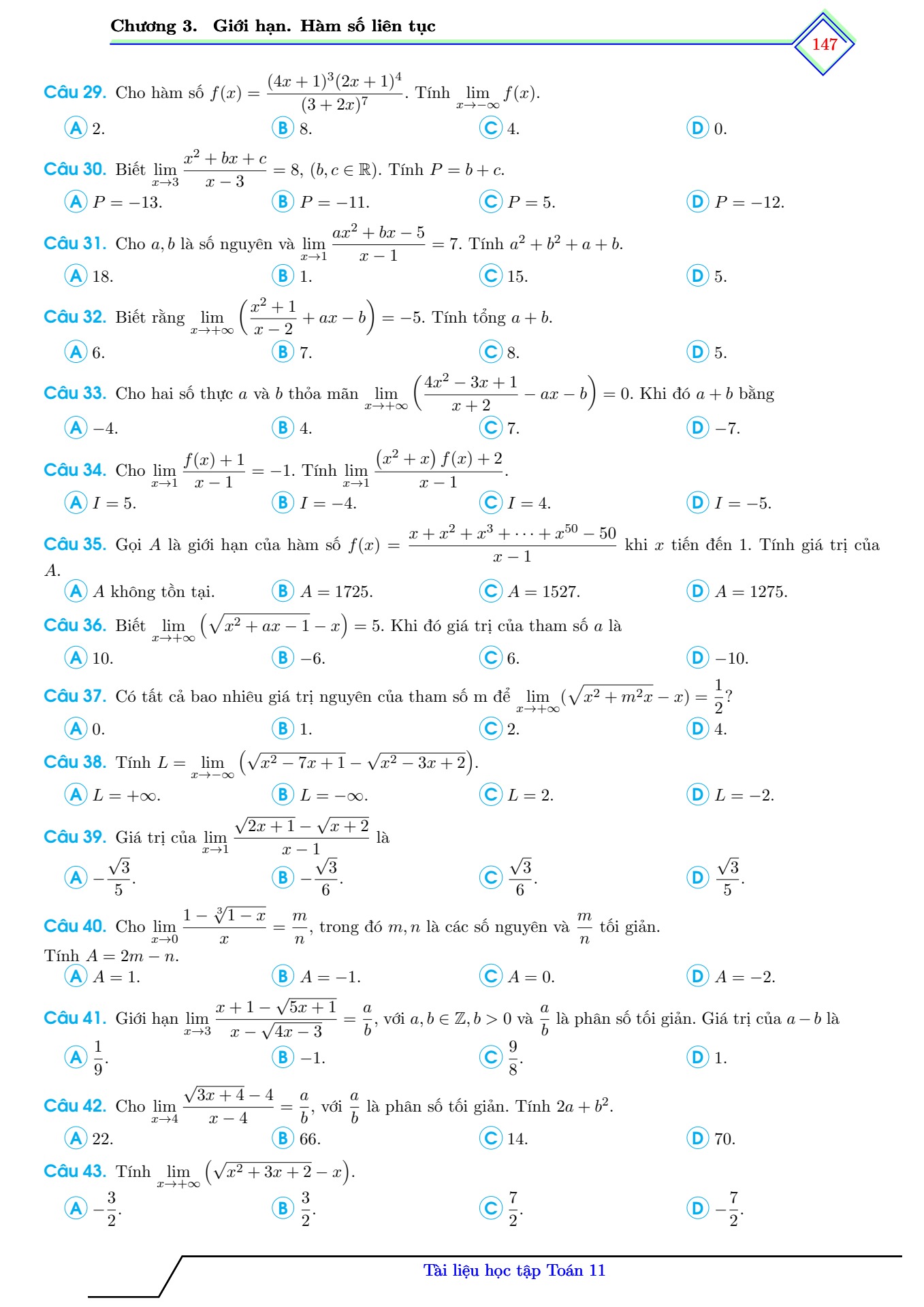 bai tap ren luyen toan 11 HS - Nguyễn Minh Trường - Trang 159 | PDF lật trang trực tuyến | PubHTML5