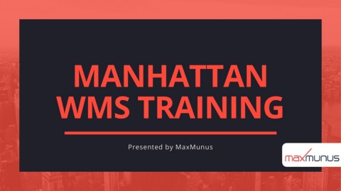 Manhattan WMS Training- MaxMunus - maxmunus - Page 1 - 7 | Flip PDF Online | PubHTML5