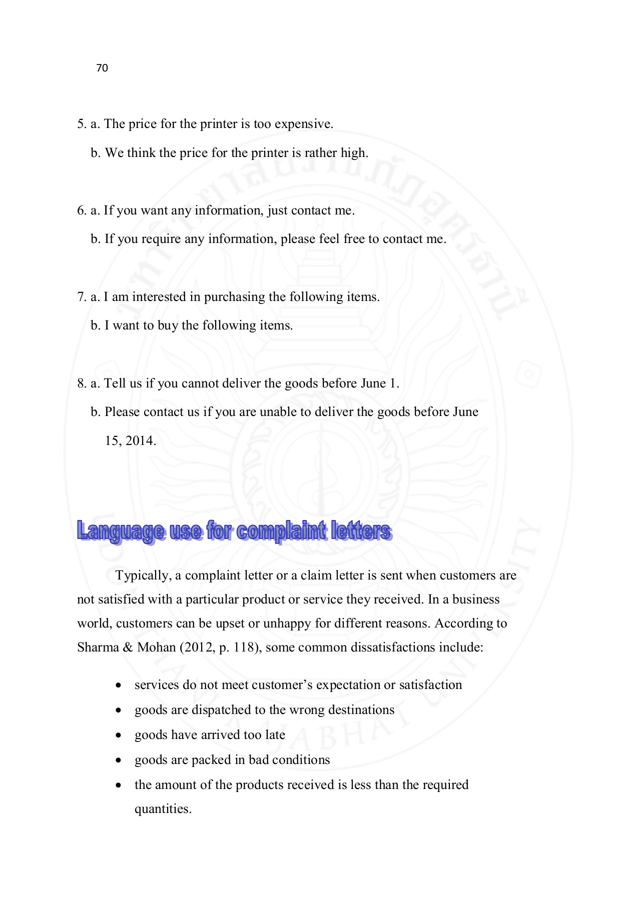 Grammar and Punctuation in Business Letter Writing - Namfonsisavong ...