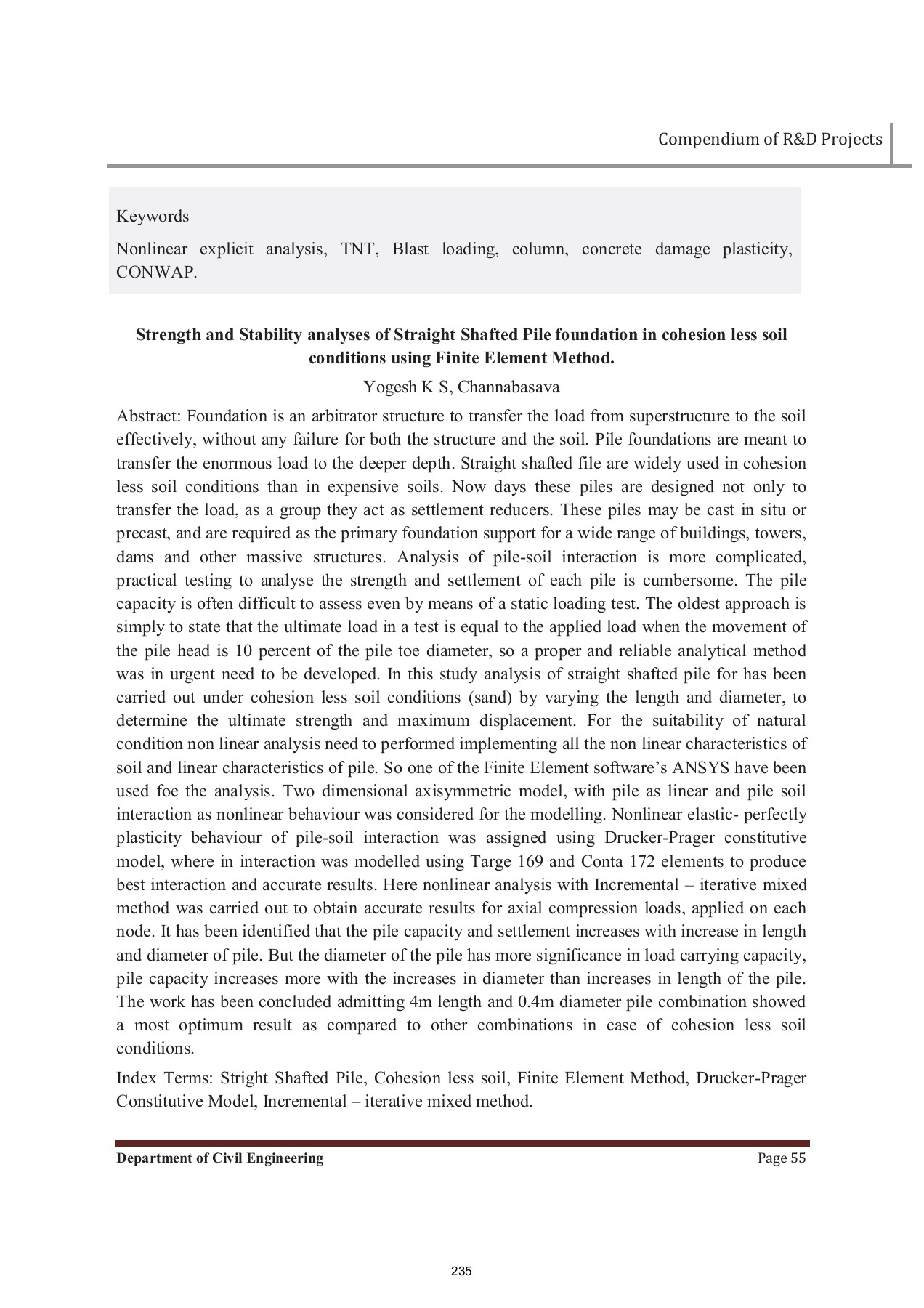 NHCE - Civil Compendium of R&D Projects - GeekSpace Labs Production ...