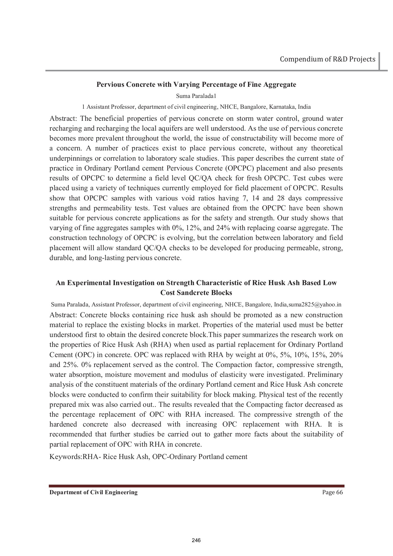 NHCE - Civil Compendium of R&D Projects - GeekSpace Labs Production ...