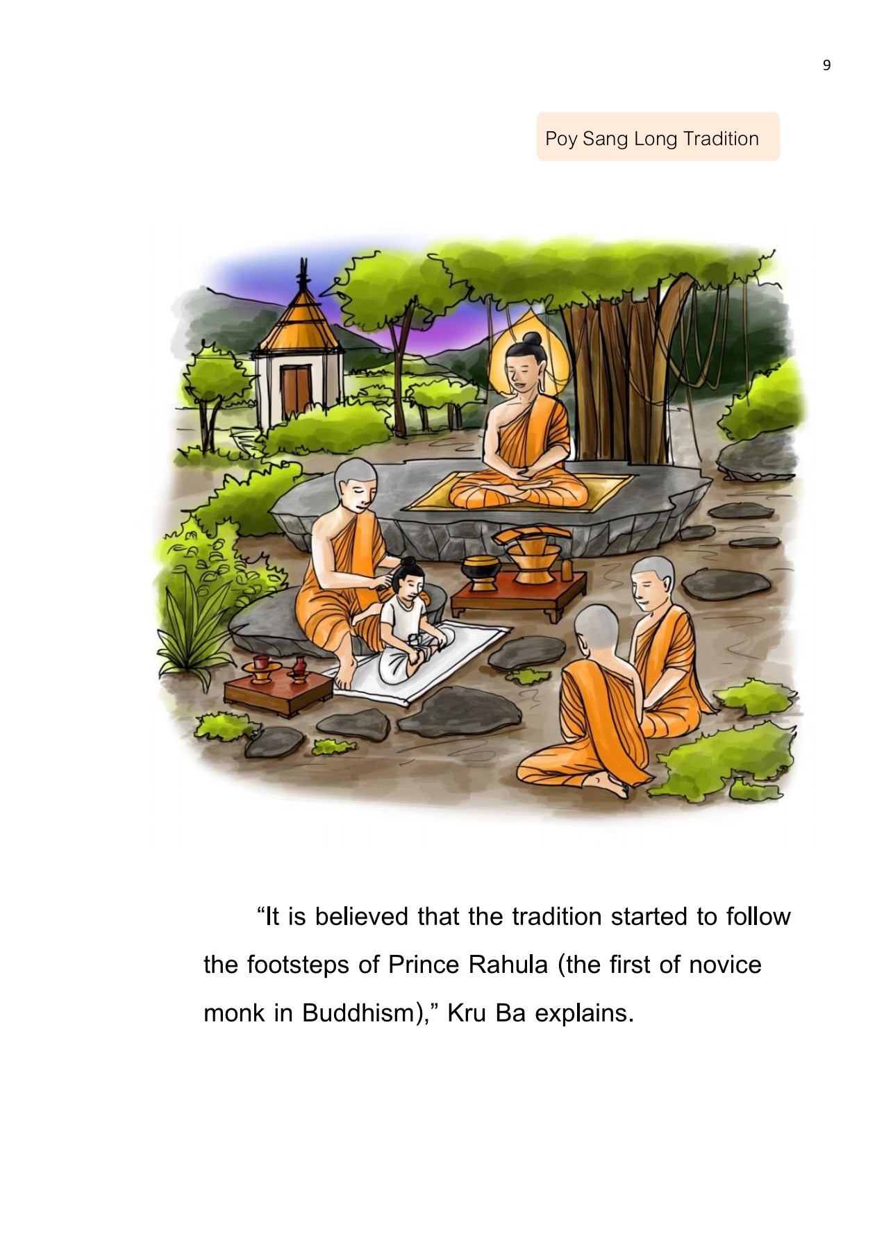 หนังสือส่งเสริมการอ่านภาษาอังกฤษ เรื่อง Poy Sang Long Tradition ...