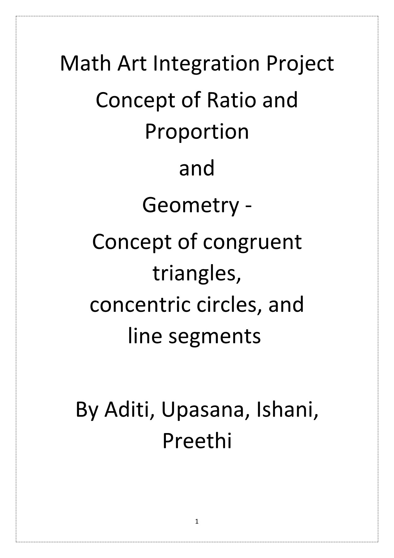 math art integration 1 - Upasana S Gupta - Page 1 | Flip PDF Online ...