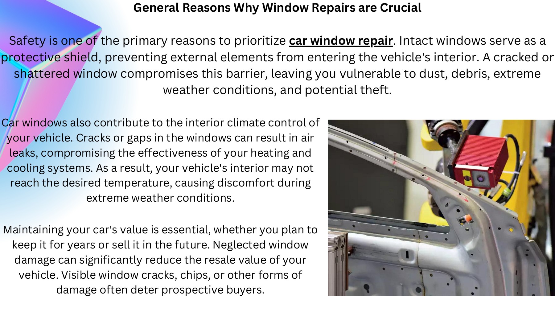 An Essential Guide About the Importance of Car Window Repair - Clear ...