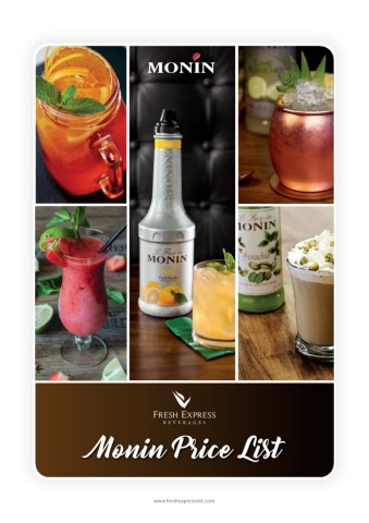 Monin Price List 2021