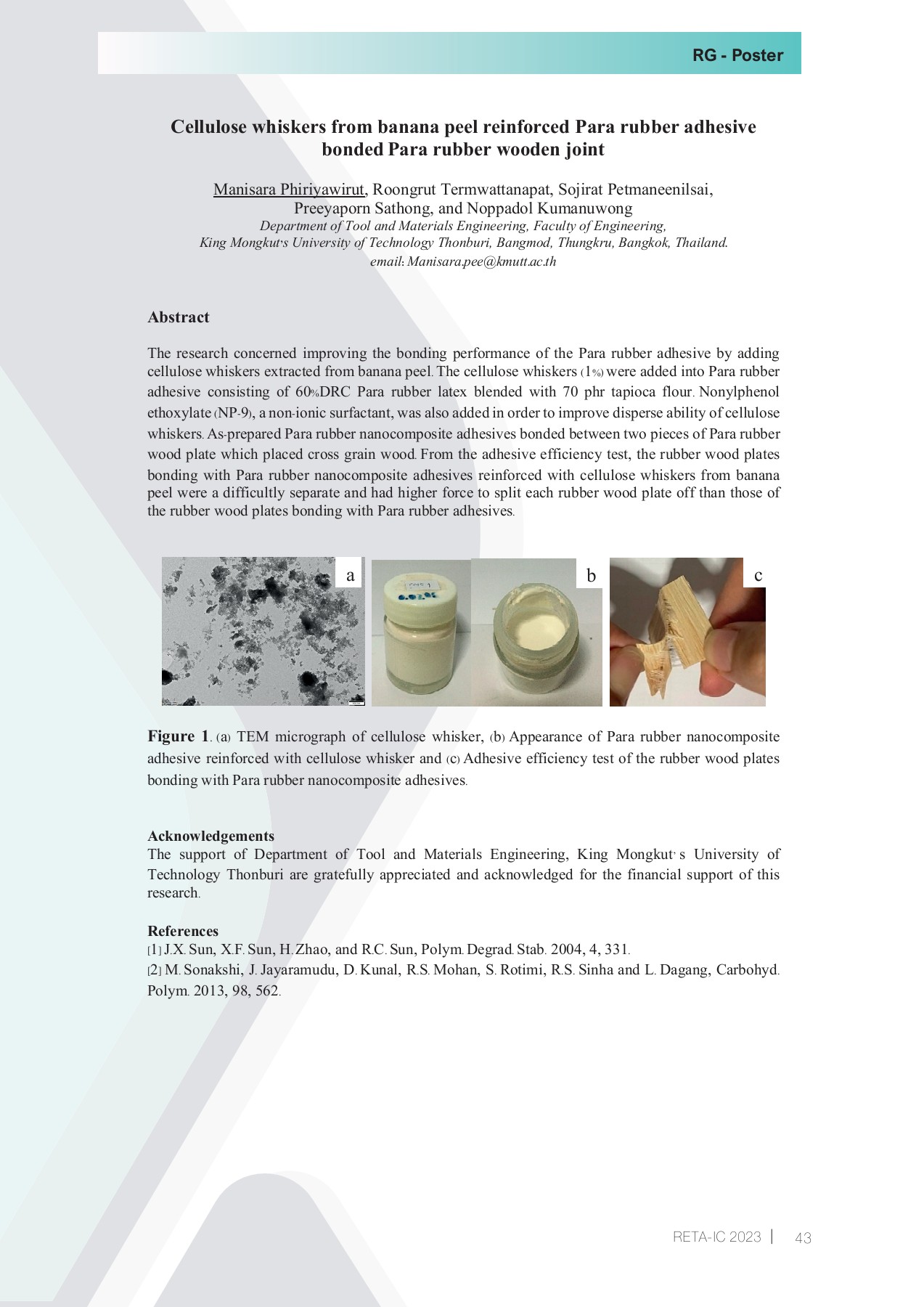 RETA-IC2023 Abstract Book - RETA ASSOCIATION - Page 43 | Flip PDF ...