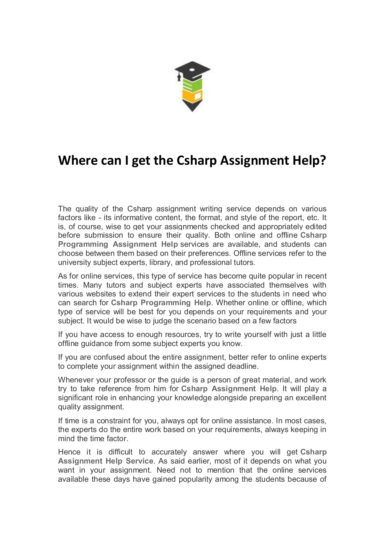 Where Can I Get The Csharp Assignment Help Sanem Lan Page 1 2 Flip Pdf Online Pubhtml5