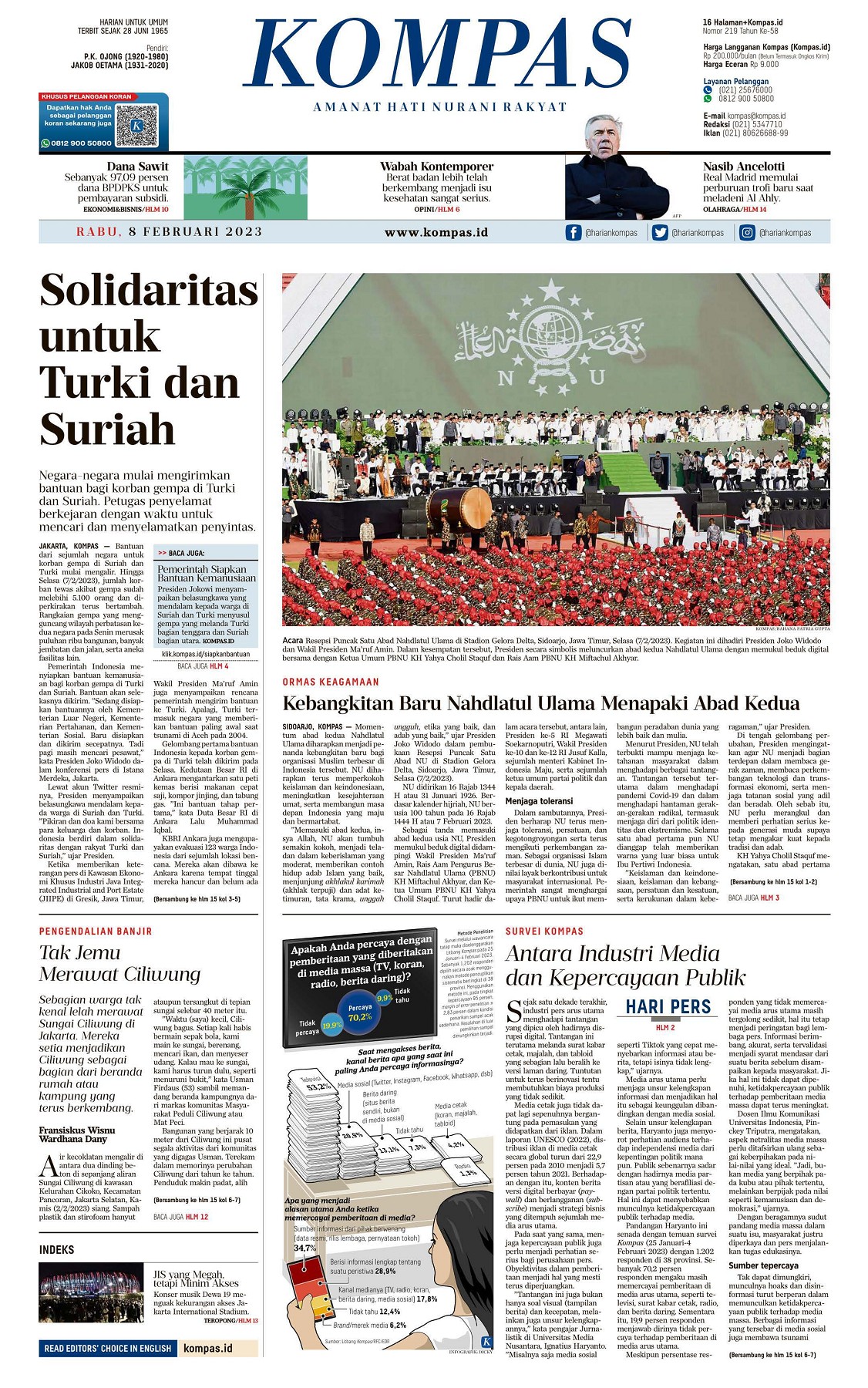 Kompas 8 Februari 2023 - UMSIDA - Halaman 1 - 20 | PDF Online | PubHTML5