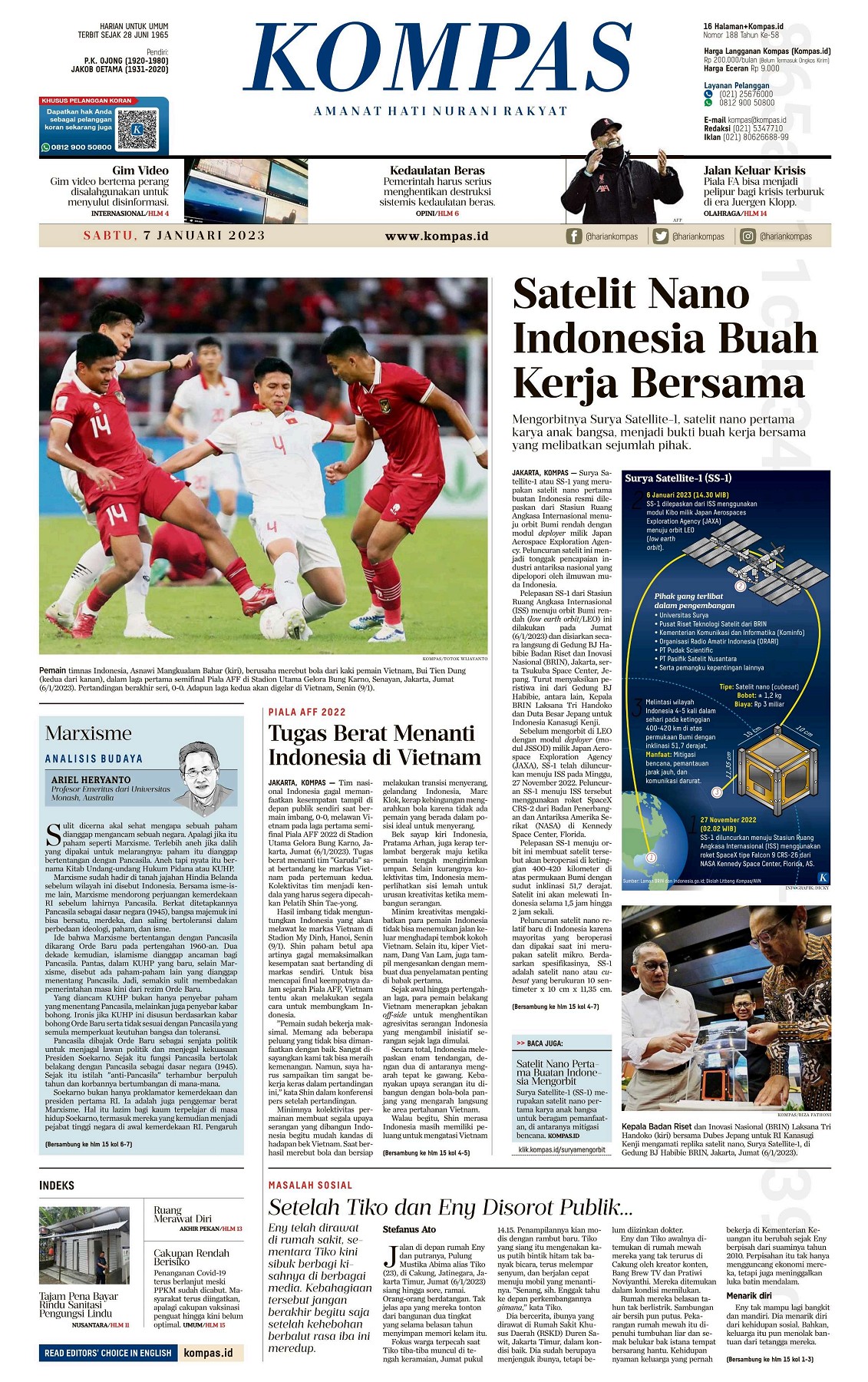Kompas 7 Januari 2023 - UMSIDA - Halaman 1 - 20 | PDF Online | PubHTML5