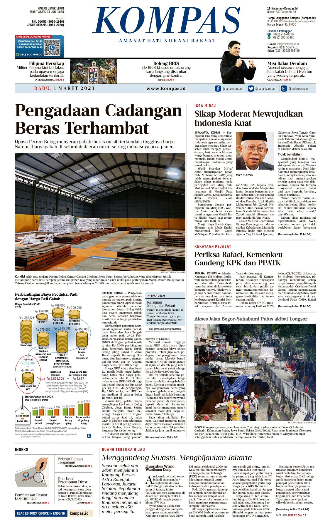 Kompas 1 Maret 2023 - UMSIDA - Page 1 - 20 | Flip PDF Online | PubHTML5