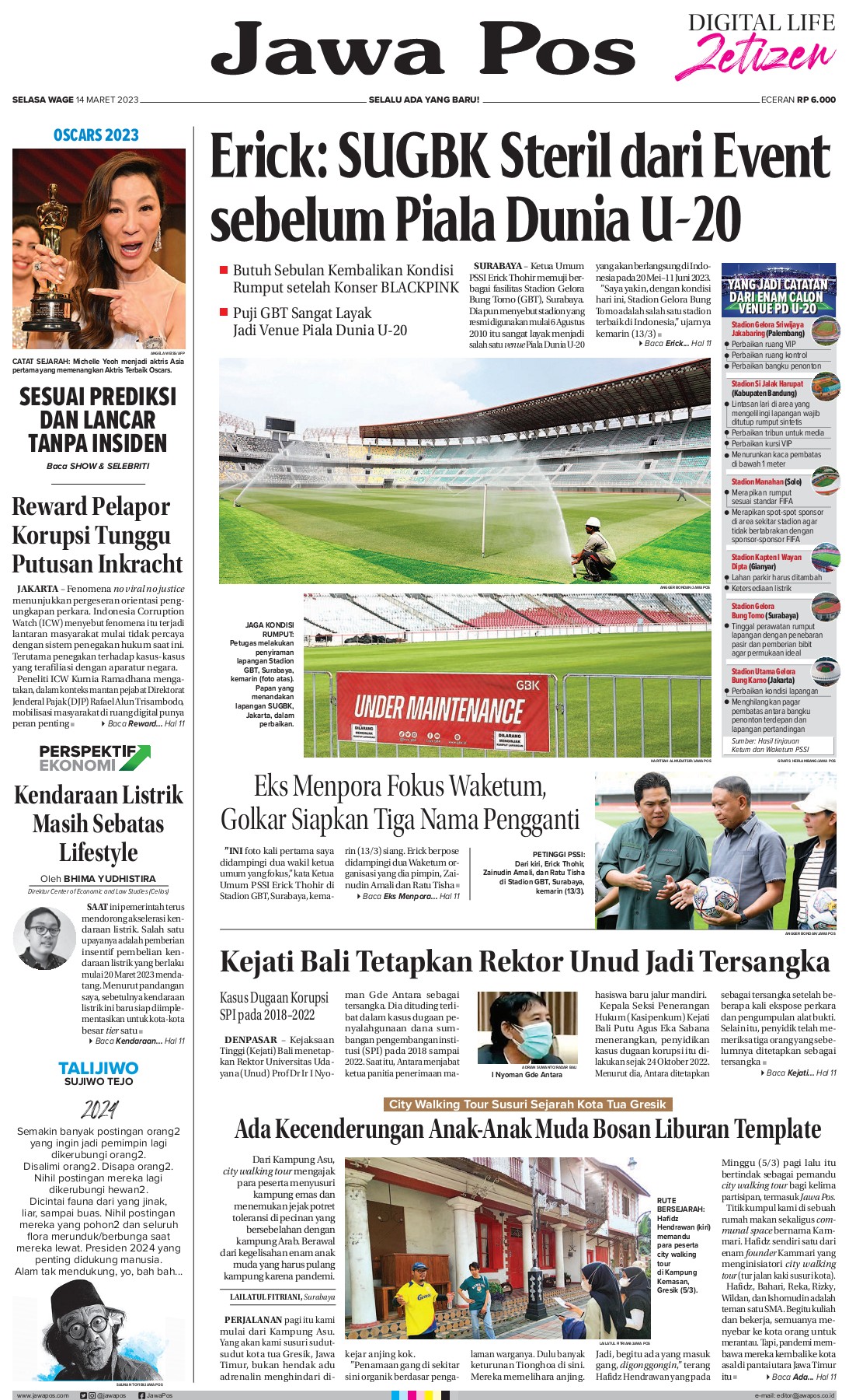 Jawa Pos 14 Maret 2023 - UMSIDA - Page 1 - 20 | Flip PDF Online | PubHTML5