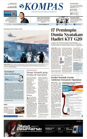 Kompas 3 November 2022 - UMSIDA - Halaman 1 - 20 | PDF Online | PubHTML5