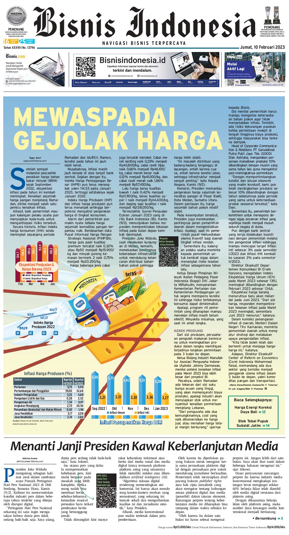Bisnis Indonesia 10 Februari 2023 - UMSIDA - Halaman 1 - 25 | PDF Online | PubHTML5