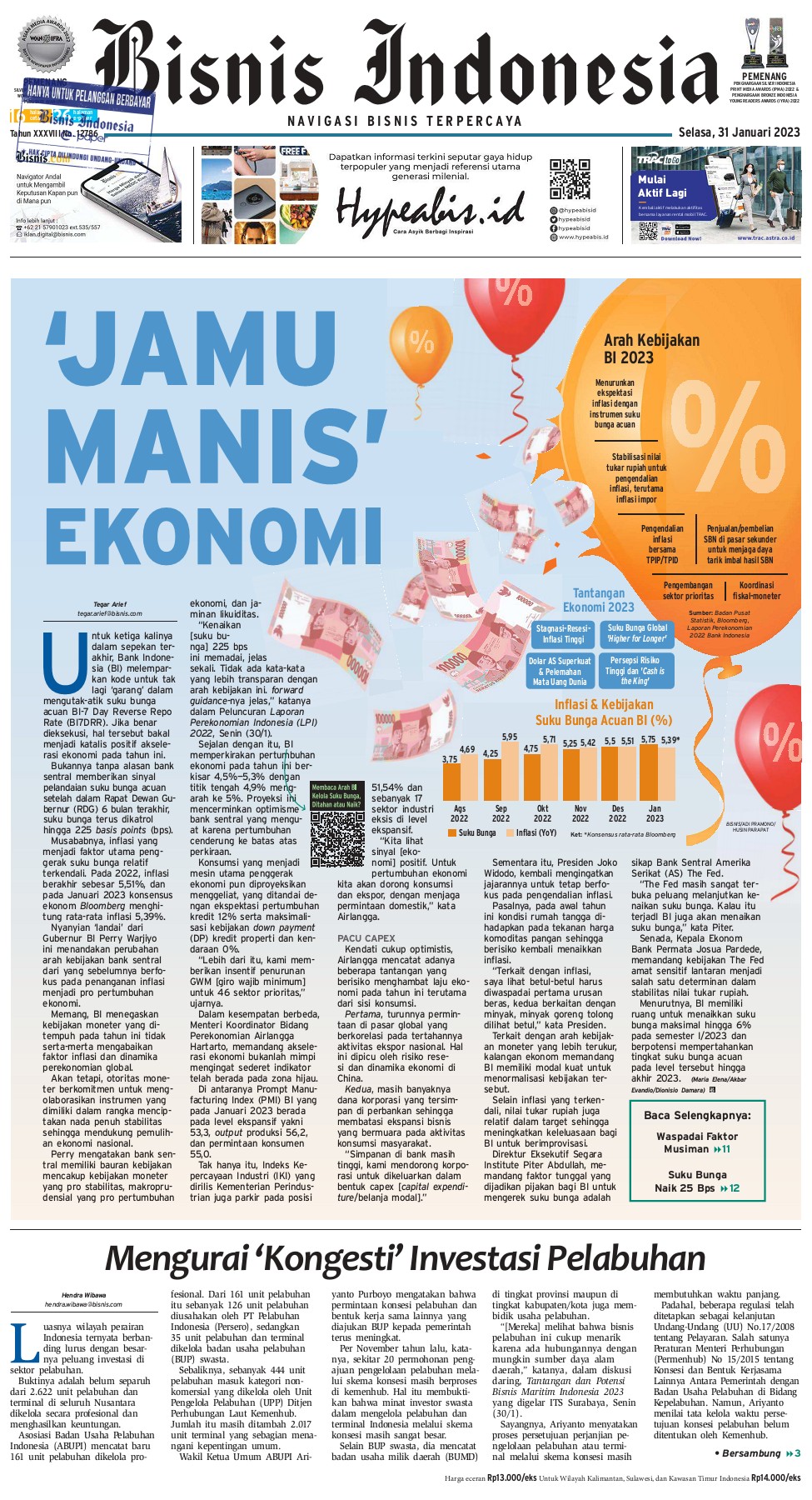 Bisnis Indonesia 31 Januari 2023 - UMSIDA - Halaman 1 - 26 | PDF Online | PubHTML5