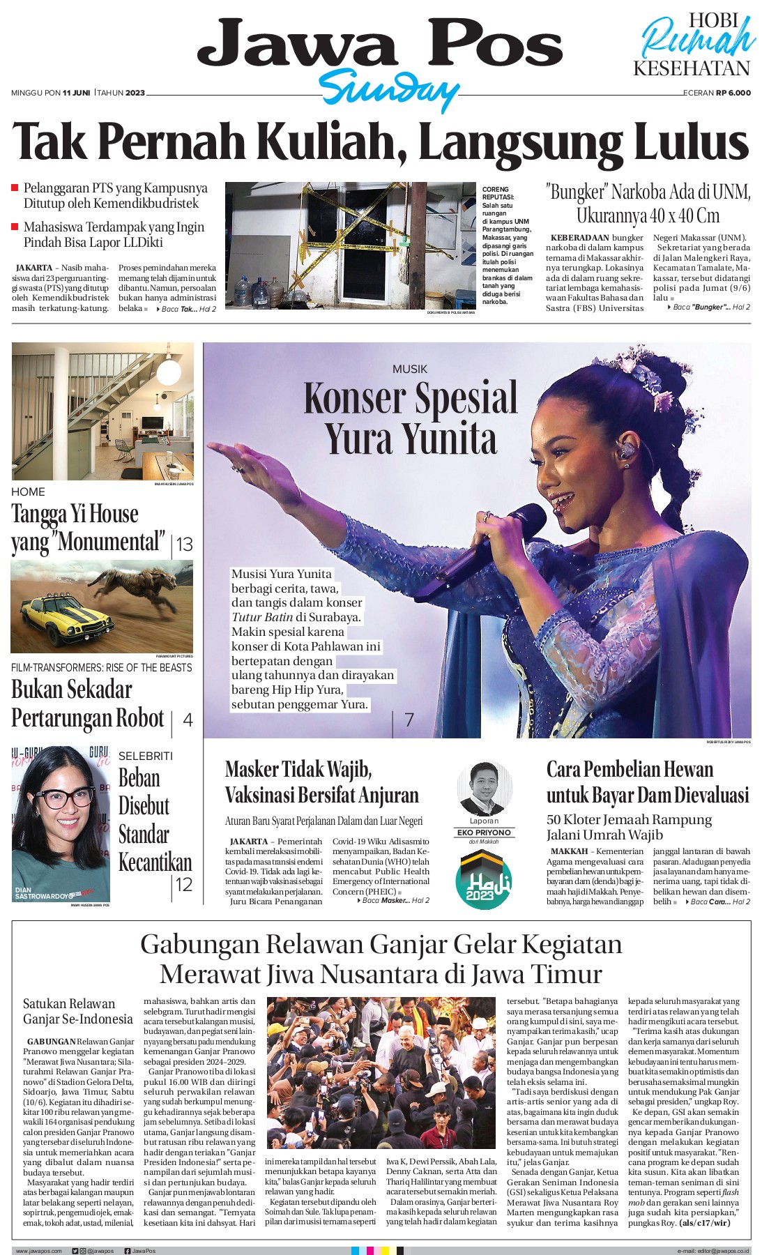 Jawa Pos 11 Juni 2023 - UMSIDA - Page 1 - 20 | Flip PDF Online | PubHTML5