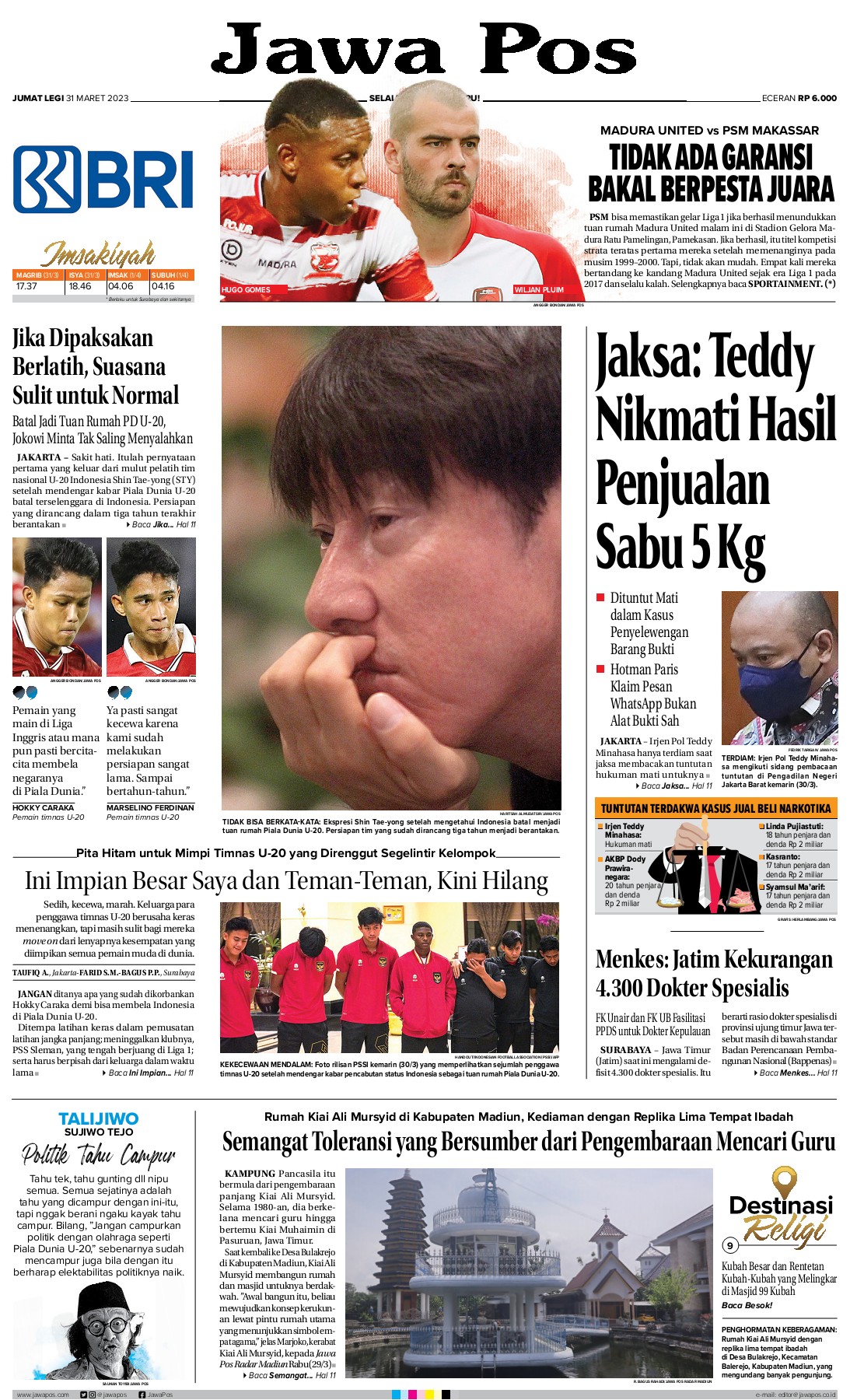 Jawa Pos 31 Maret 2023 - UMSIDA - Page 1 - 20 | Flip PDF Online | PubHTML5