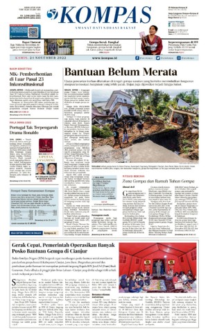 Kompas 24 November 2022
