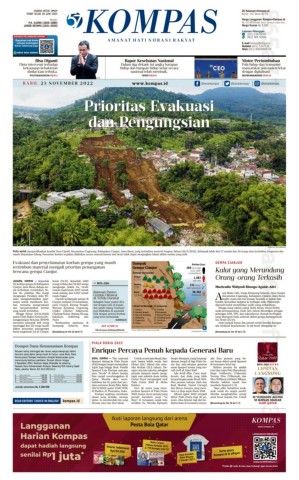 Kompas 23 November 2022