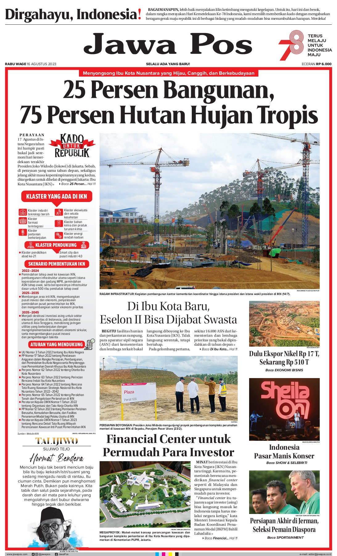 Jawa Pos 16 Agustus 2023 - UMSIDA - Page 1 - 20 | Flip PDF Online | PubHTML5