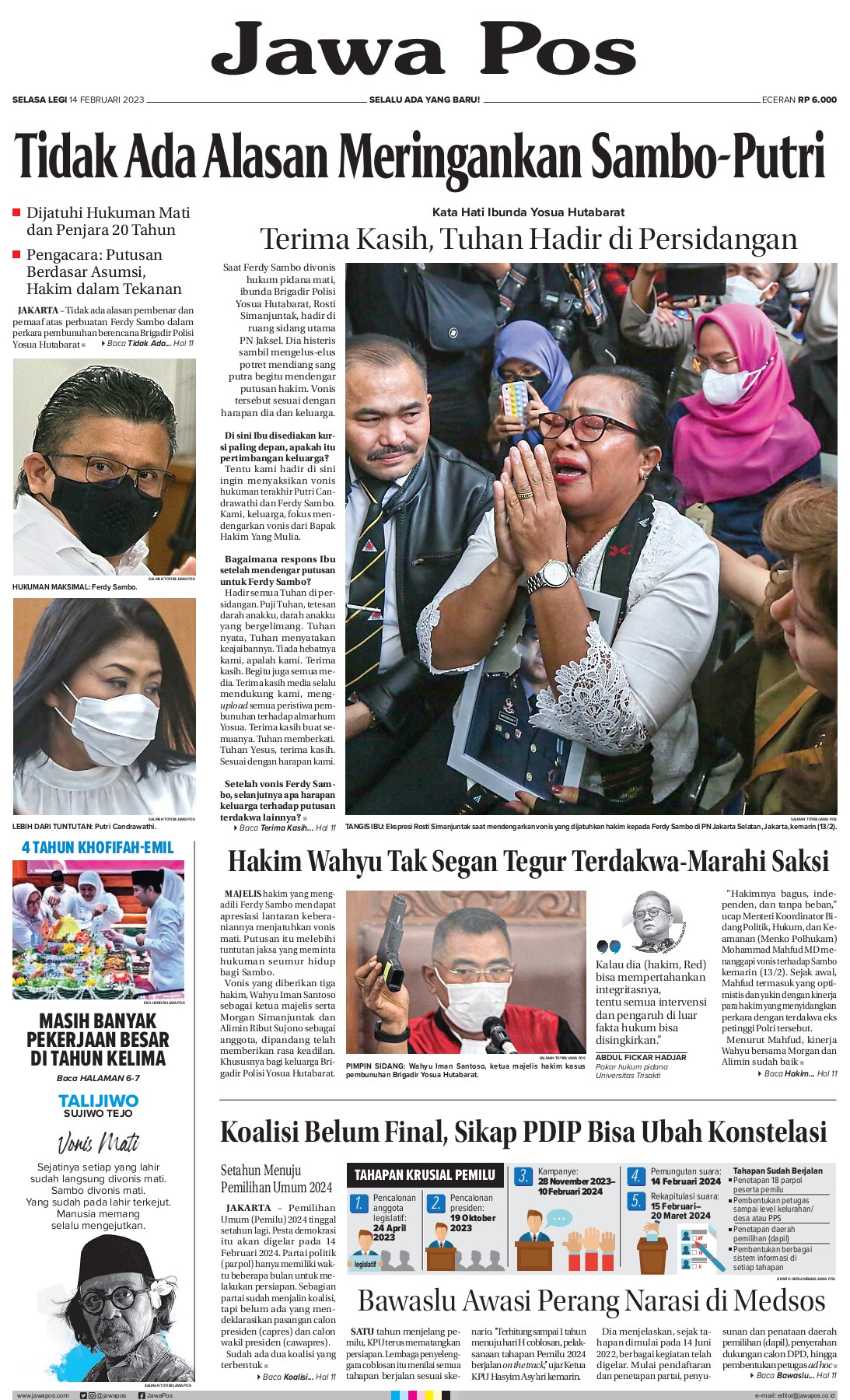 Jawa Pos 14 Februari 2023 - UMSIDA - Halaman 1 - 20 | PDF Online | PubHTML5