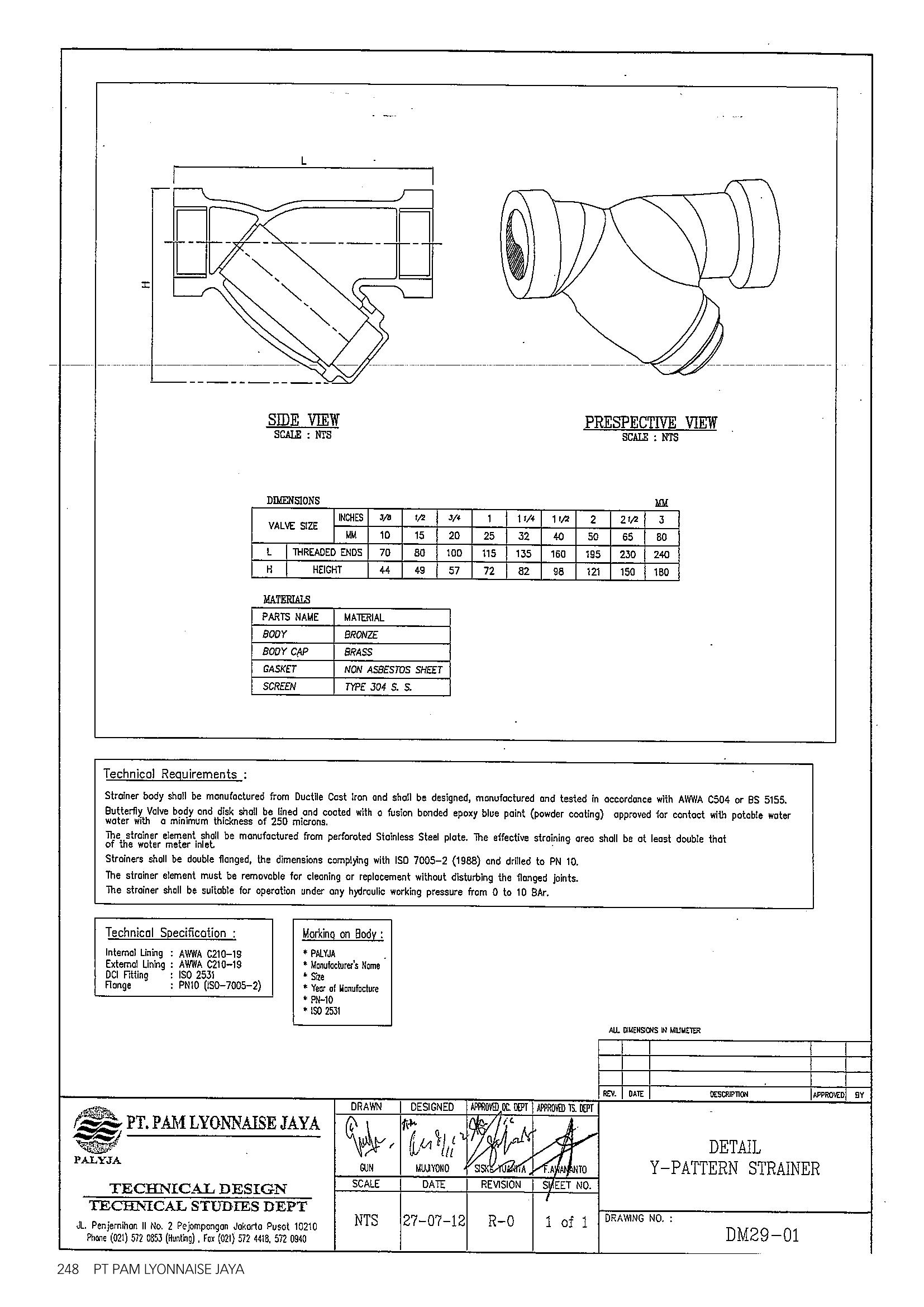 Spesifikasi TeknisPemasangan Pipa Air Bersih Palyja - palyjadesign ...