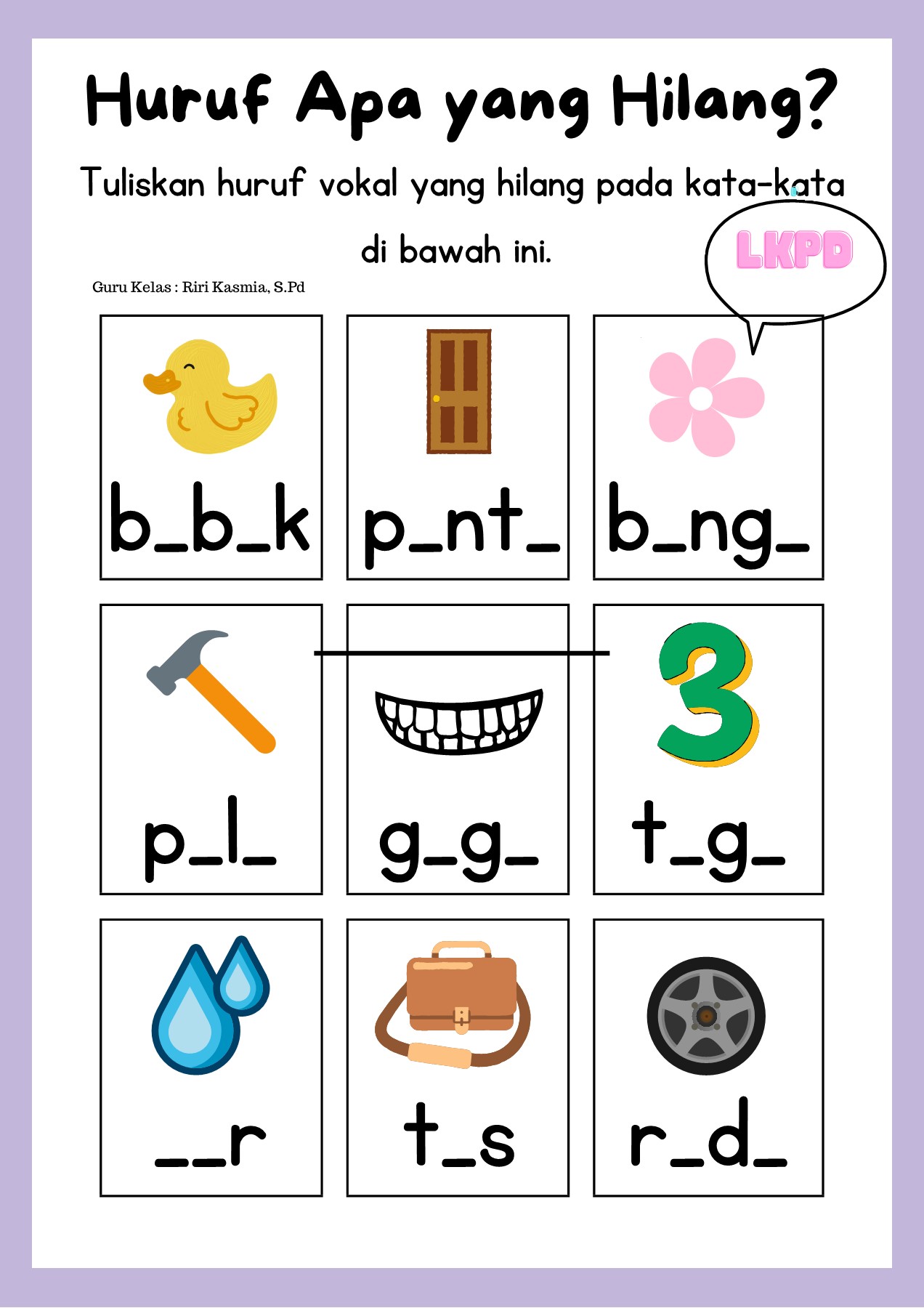 BAHAN BACAAN DAN LKPD - ririkasmia12 - Halaman 1 | PDF Online | PubHTML5