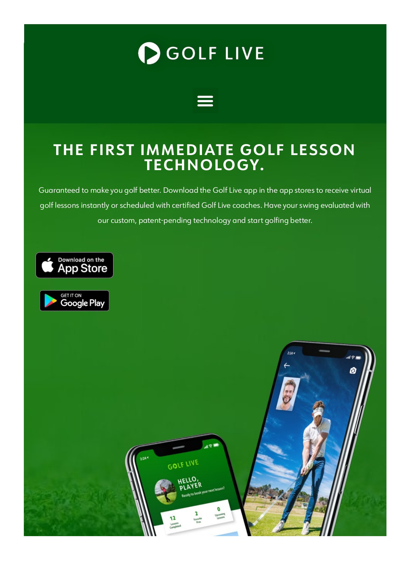 Golf Coaching App - golf liveapp - Page 1 - 7 | Flip PDF Online | PubHTML5