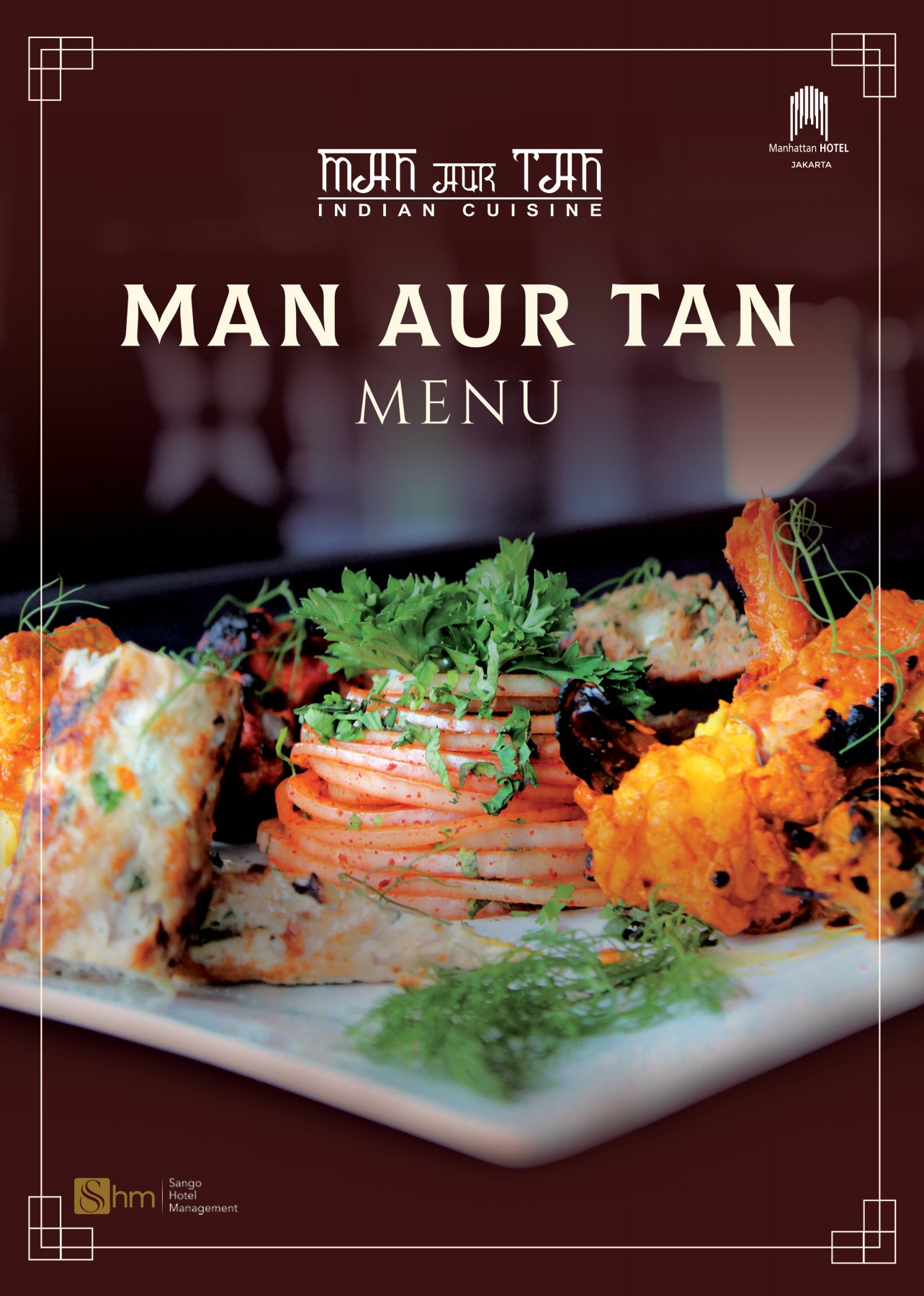 Man Aur Tan Indian Cuisine - Manhattan Hotel Restaurant Menu - Page 1 ...