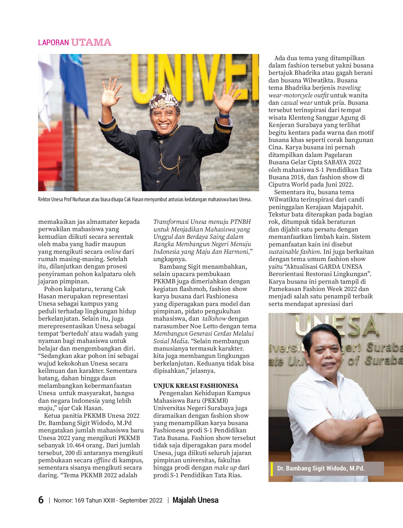 Majalah Unesa 169 - Abdur Rohman - Halaman 6 | PDF Online | PubHTML5