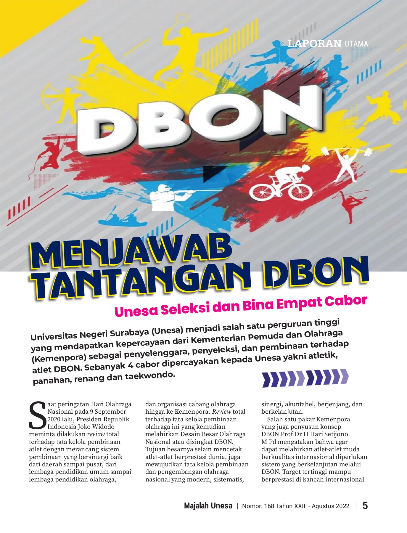 Majalah Unesa Edisi 168 - Abdur Rohman - Halaman 5 | PDF Online | PubHTML5