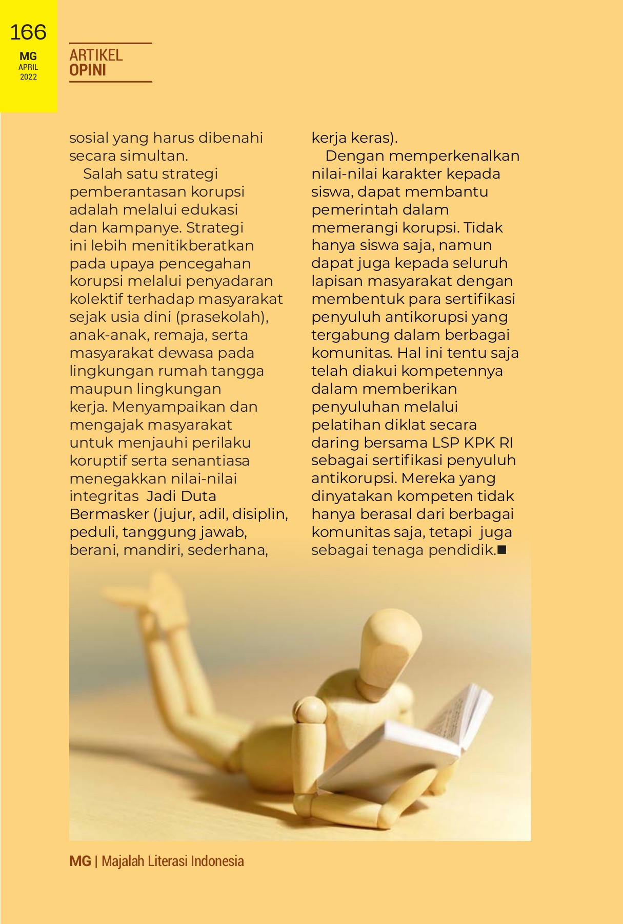 MAJALAH LITERASI EDISI VIII - APRIL 2022 - Abdur Rohman - Halaman 168 | PDF Online | PubHTML5